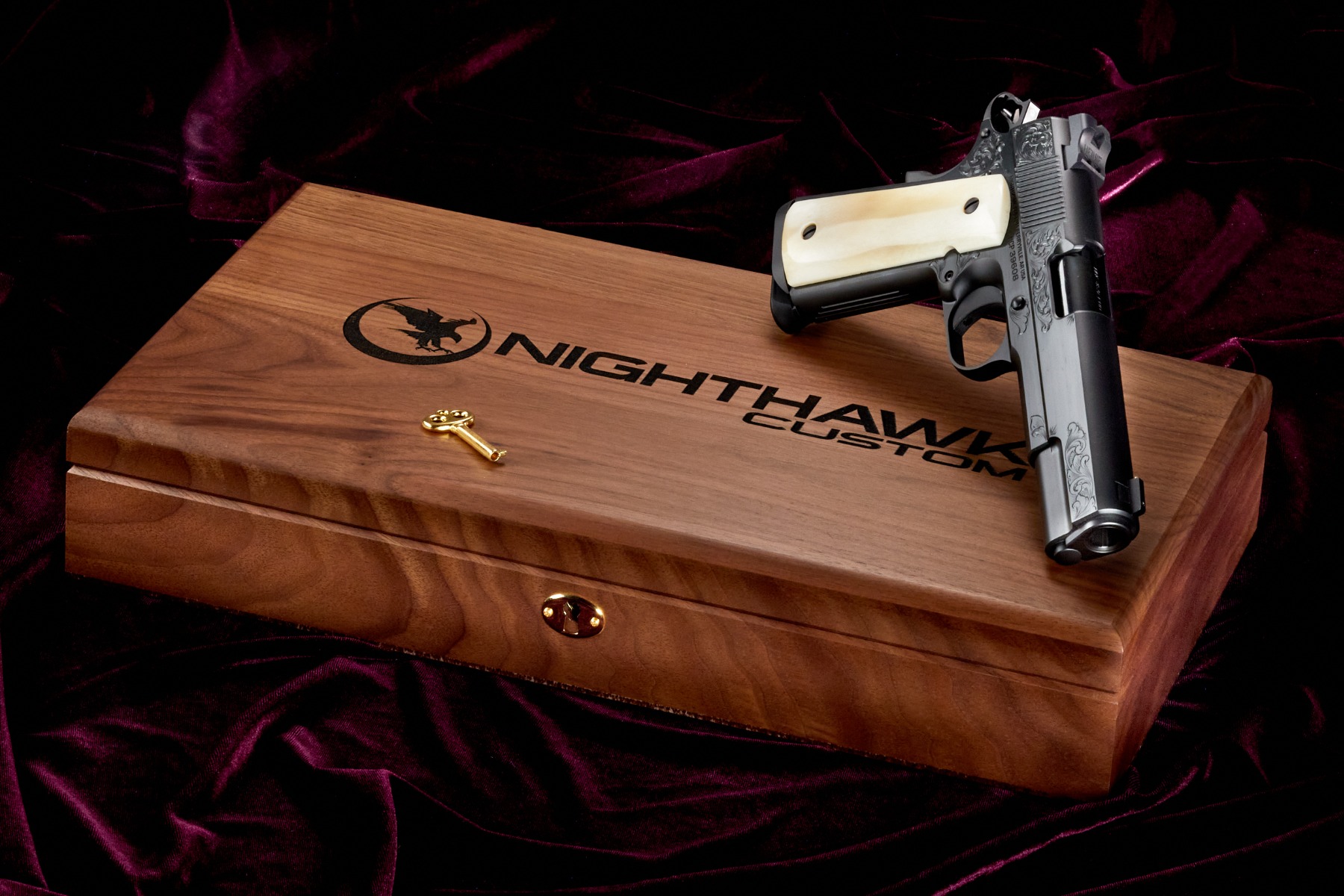 Custom Wood Pistol Cases