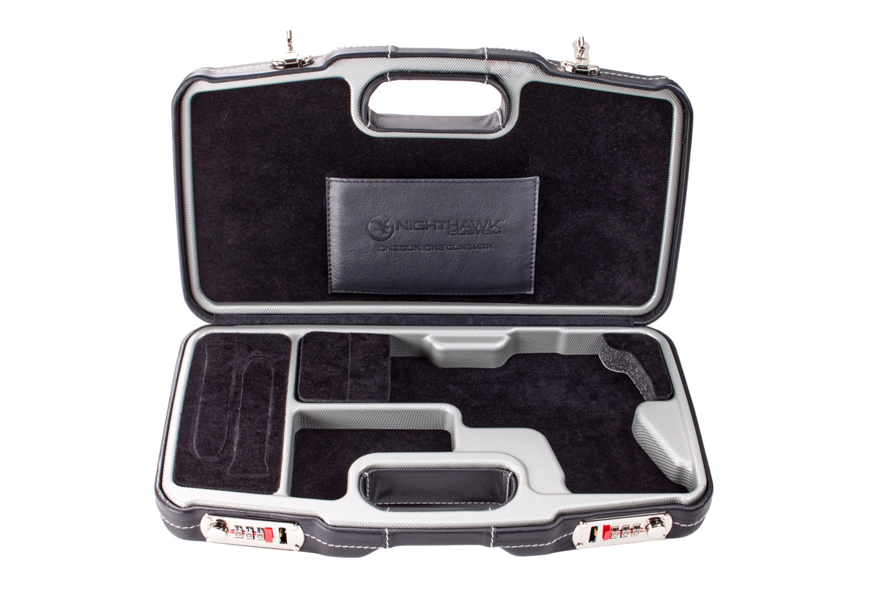 Black Leather Negrini Pistol Case