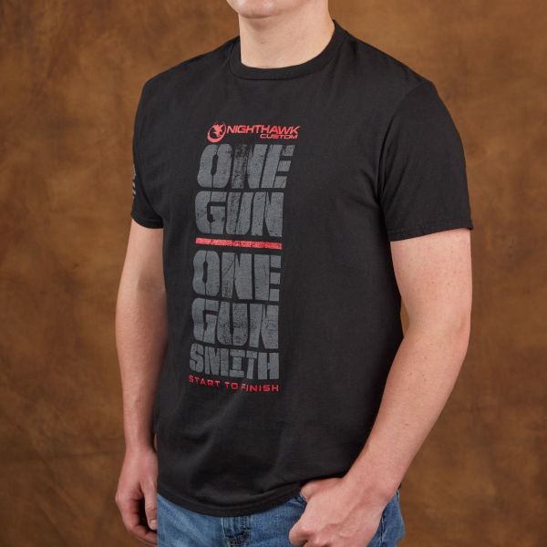 One Gun, One Gunsmith, T-Shirt, Black