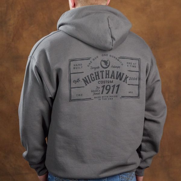 One Gun, One Gunsmith, Hoodie, Charcoal Gray