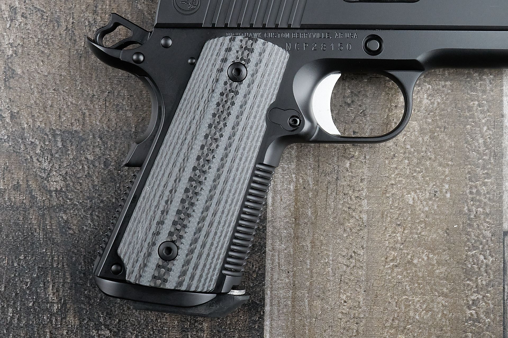 1911 Grips, 320, Carbon Fiber, Super Scoop, Officer