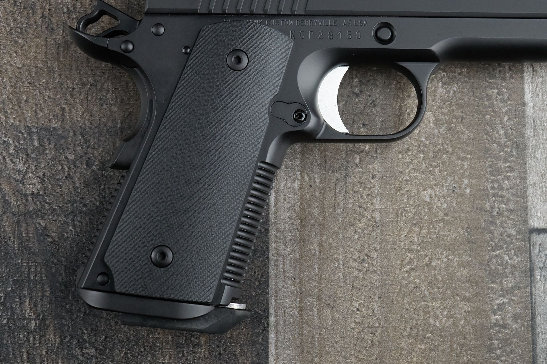 1911 Grips, 320, Black, G10, Super Scoop, Officer